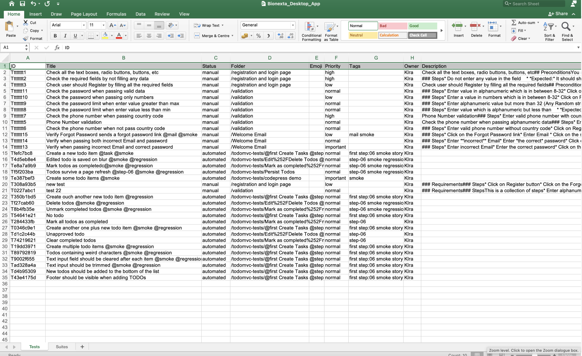 Export Test Cases In CSV And XLSX Formats Testomat io