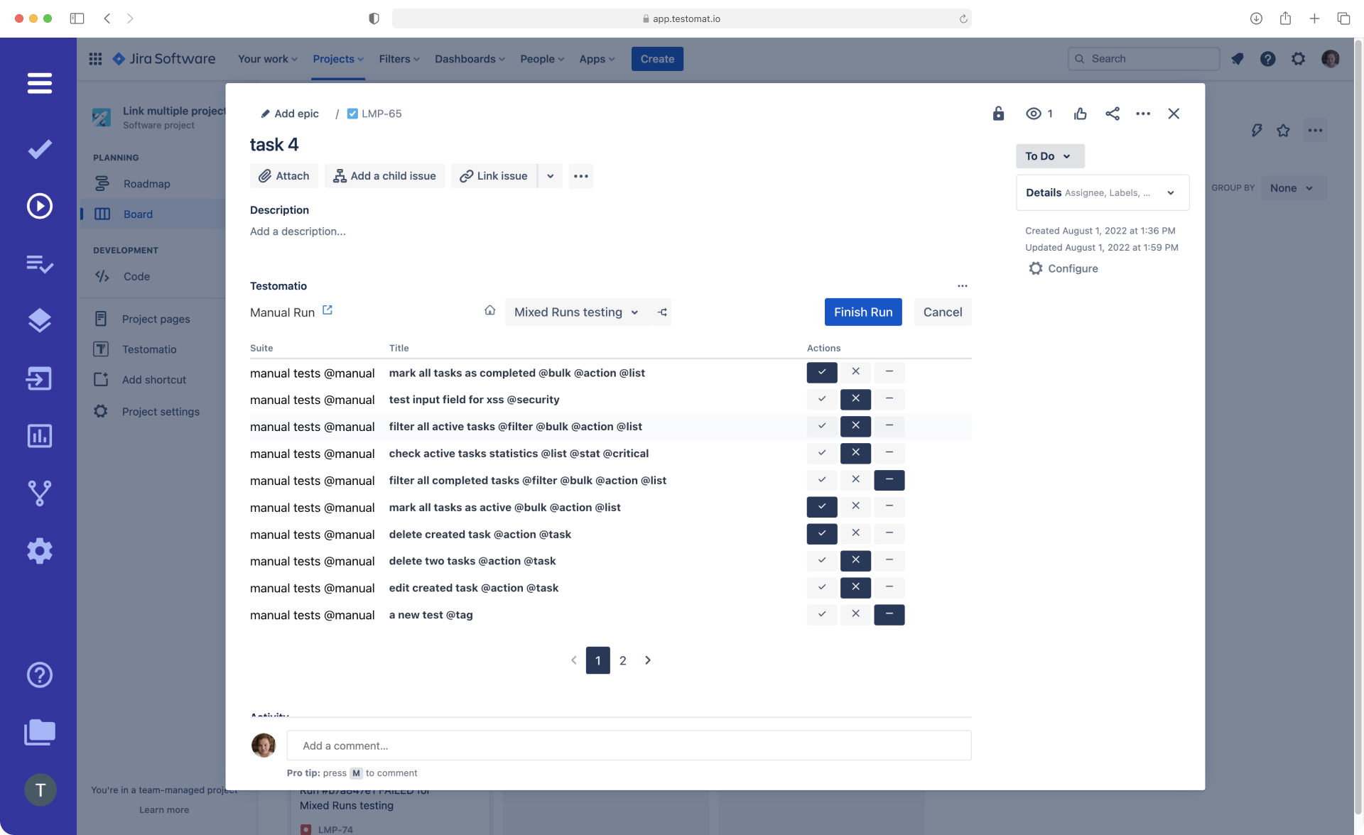 Simplify Test Execution with Jira Plugin for Non-Tech Users - Testomat.io