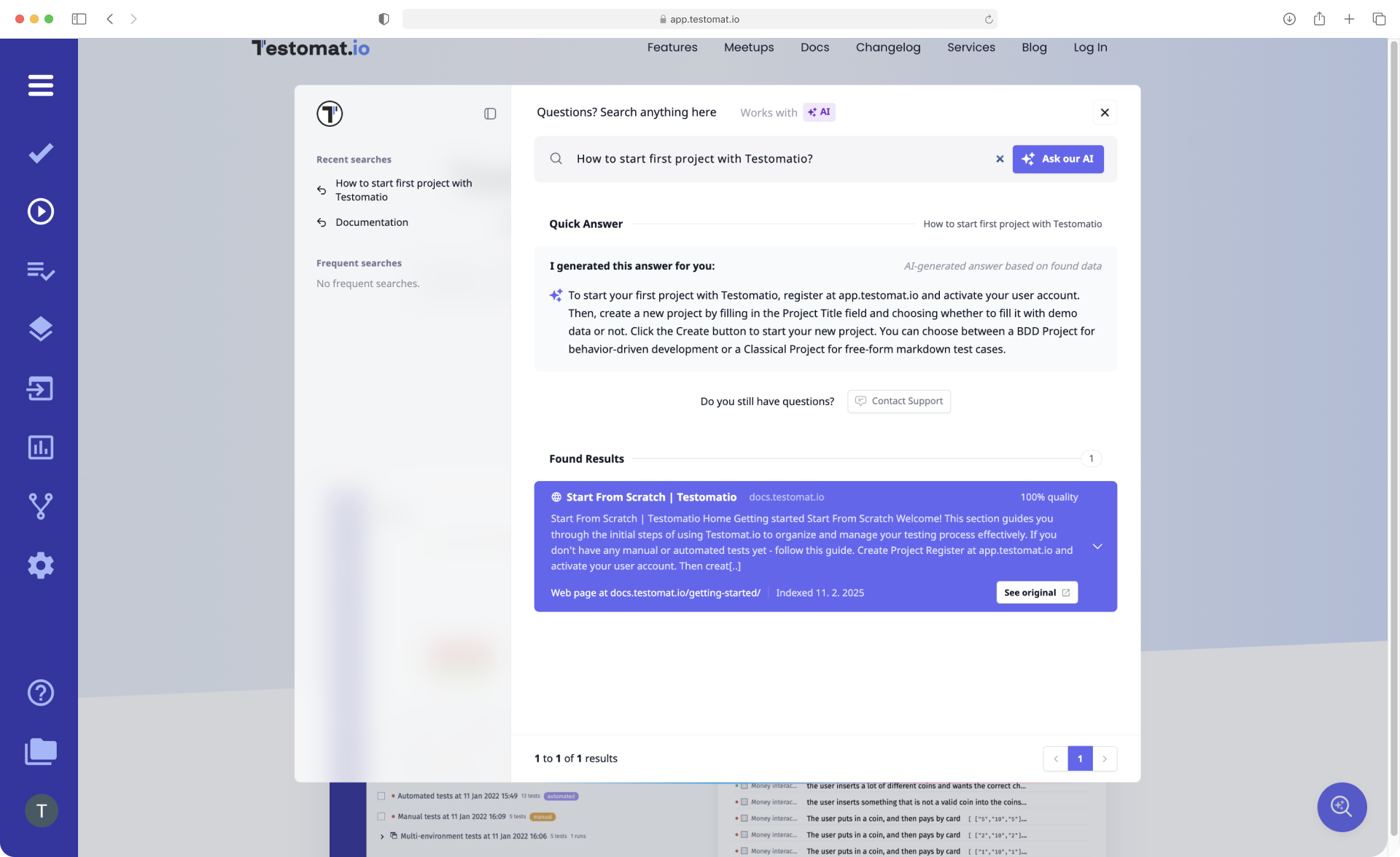 AI-powered Bot Assistant - testomat.io