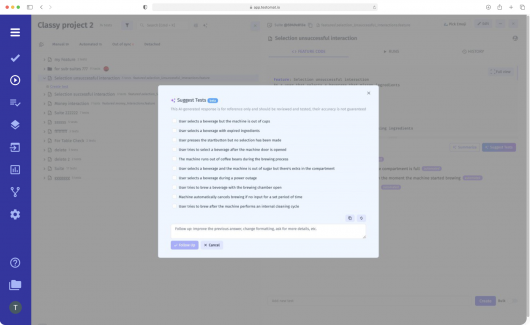 Automated Test Management - Efficient Testomat System