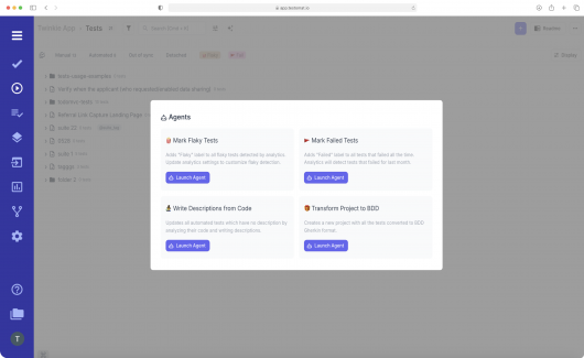 AI Agent Test Assistant - testomat.io